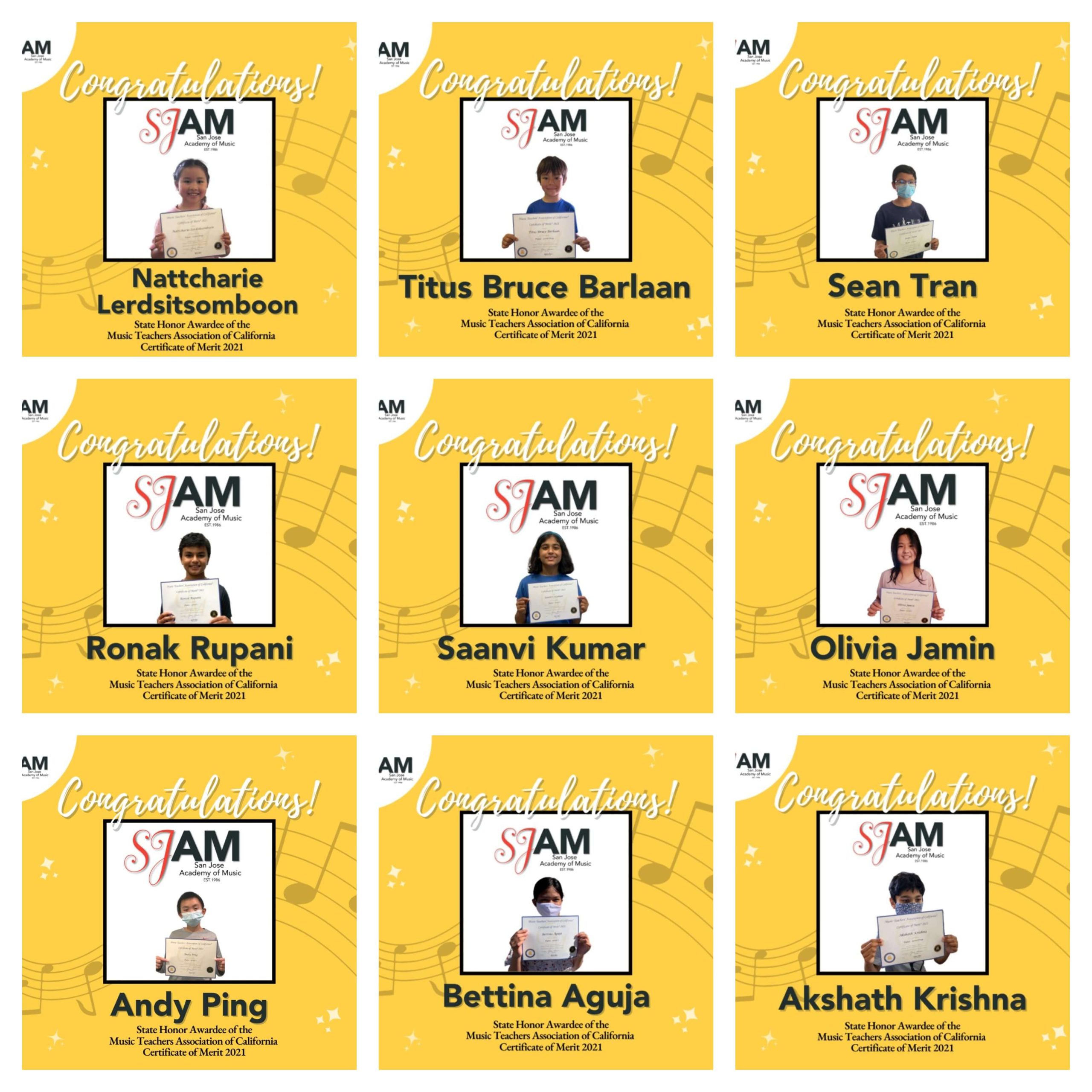 SJAM Newsletters | SJAM San Jose Academy of Music